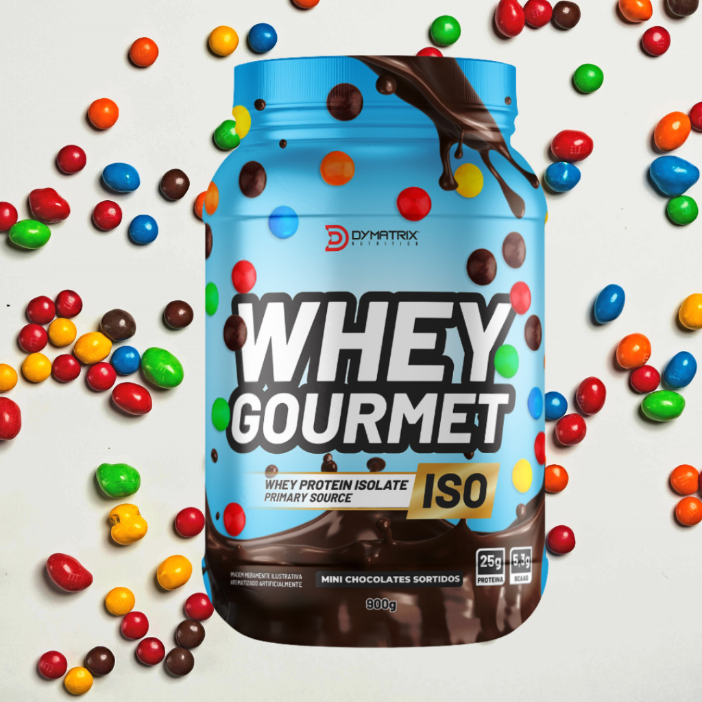 Whey Protein Concentrado Isolado 900g Sabor Mini Chocolate Sortido ...
