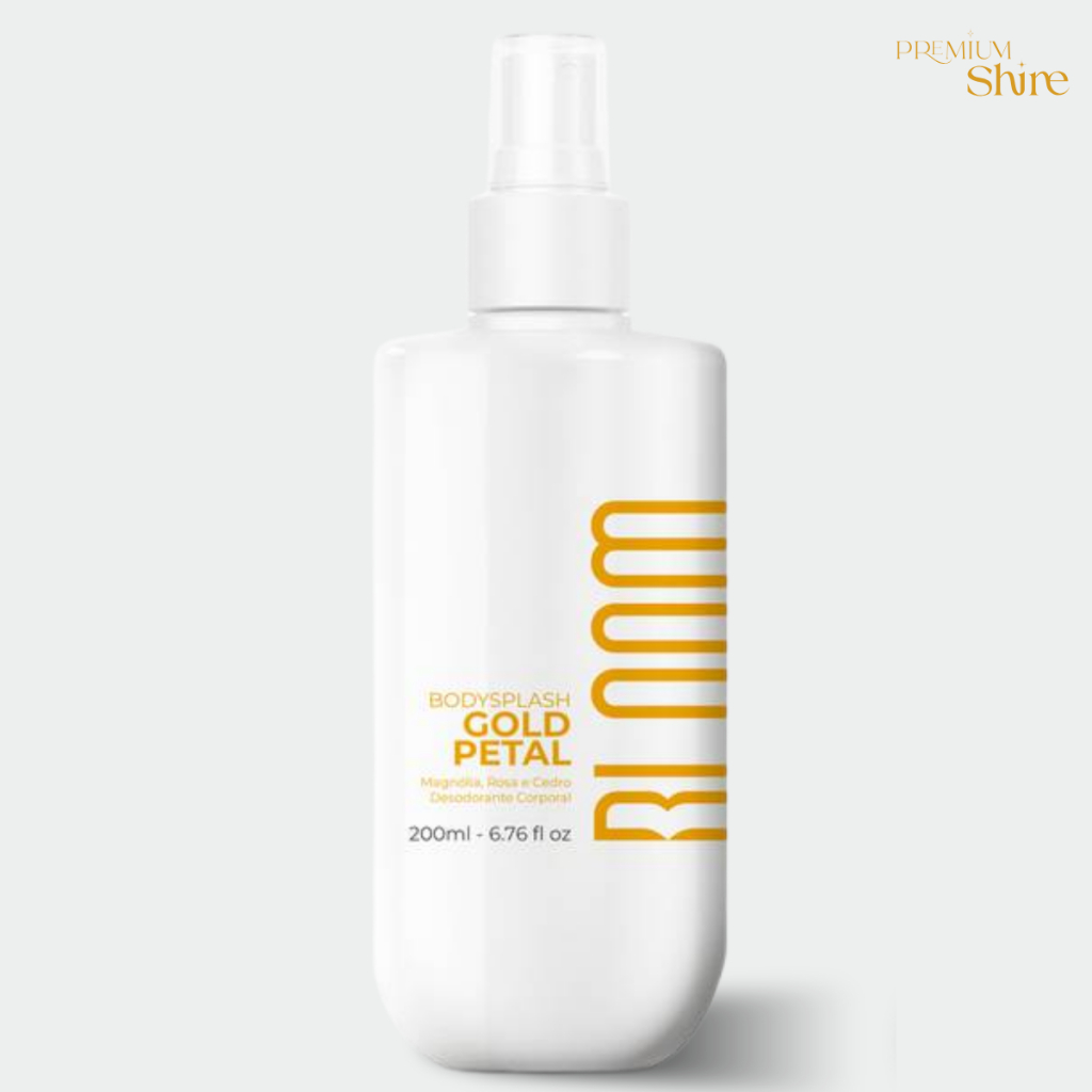 Body Splash Gold Petal Bloom Bronzeado Deo Colônia 200ml Desodorante ...