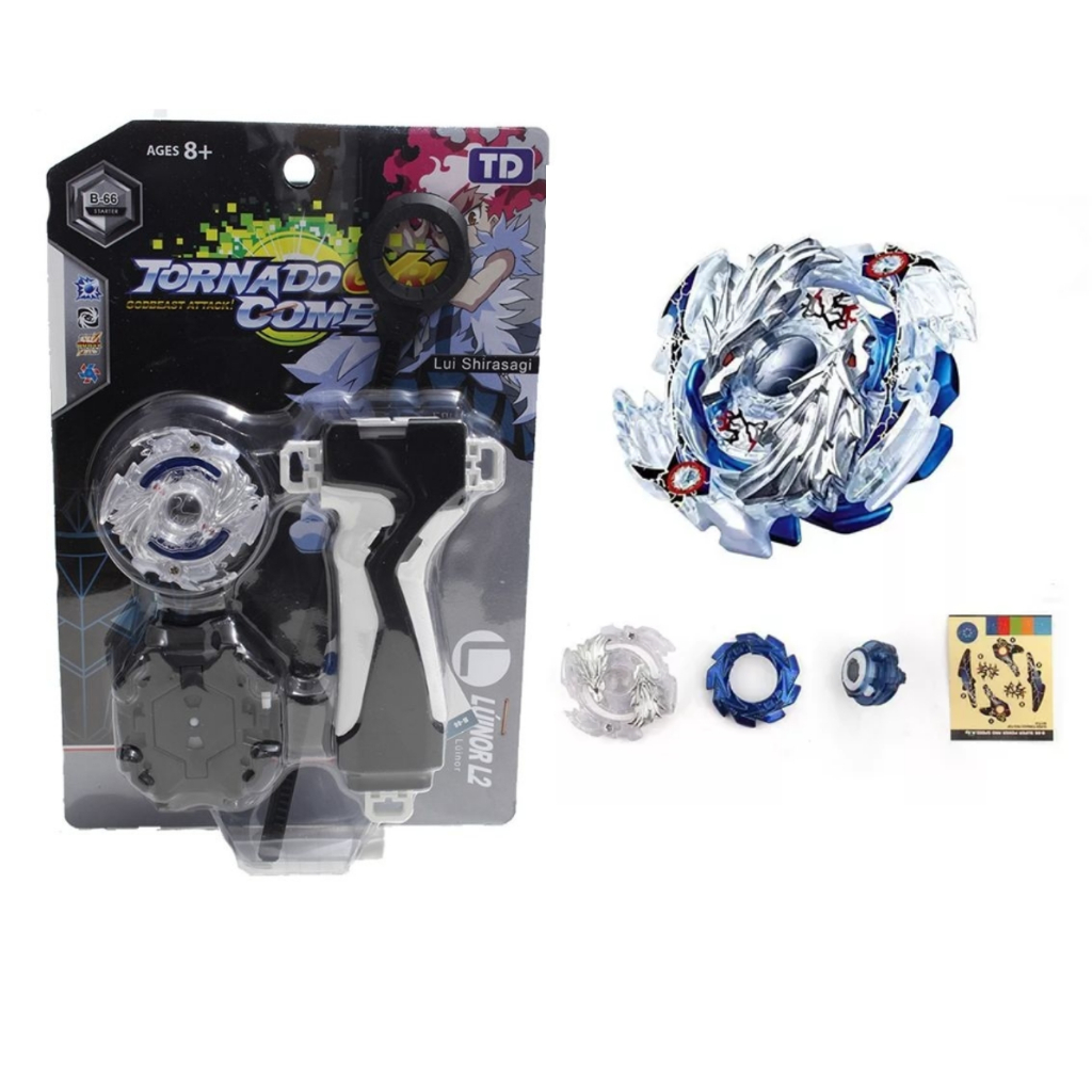 Kit Beyblade Burst Turbo + Grip e Lançador Promoção | Shopee Brasil