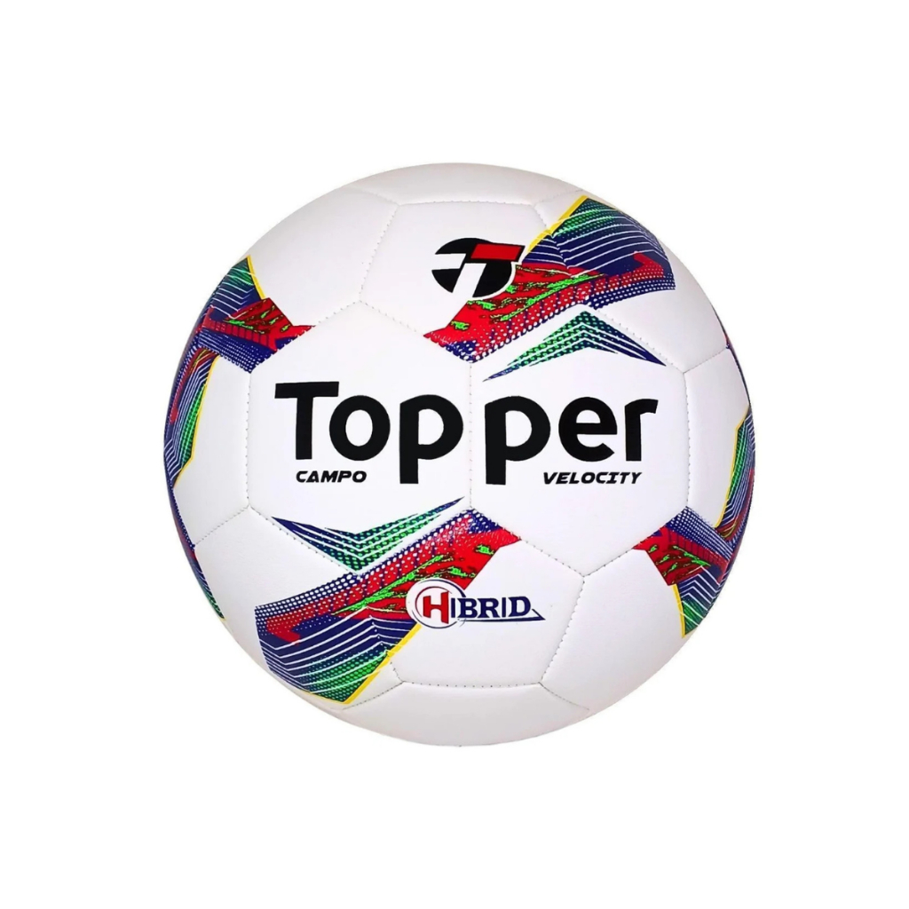 BOLA TOPPER VELOCITY FUTEBOL CAMPO HIBRID OFICIAL JOGOS E TREINOS ...