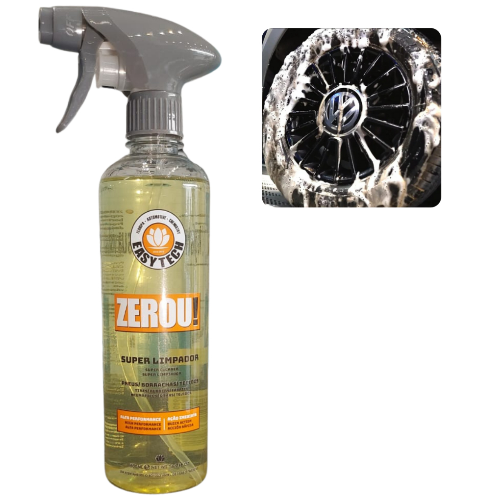 ZEROU Super Limpador EasyTech 500ML Lançamento | Shopee Brasil