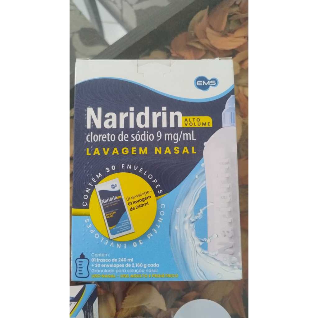 Naridrin Higienizador Ducha Lavagem Nasal + 30 Soro 240ml | Shopee Brasil