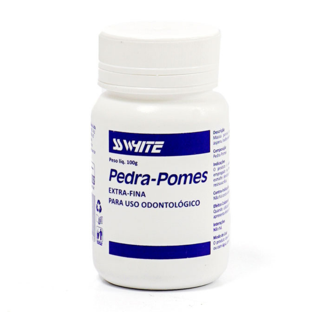 Pedra Pomes Extra Fina SS White – 100 g | Shopee Brasil