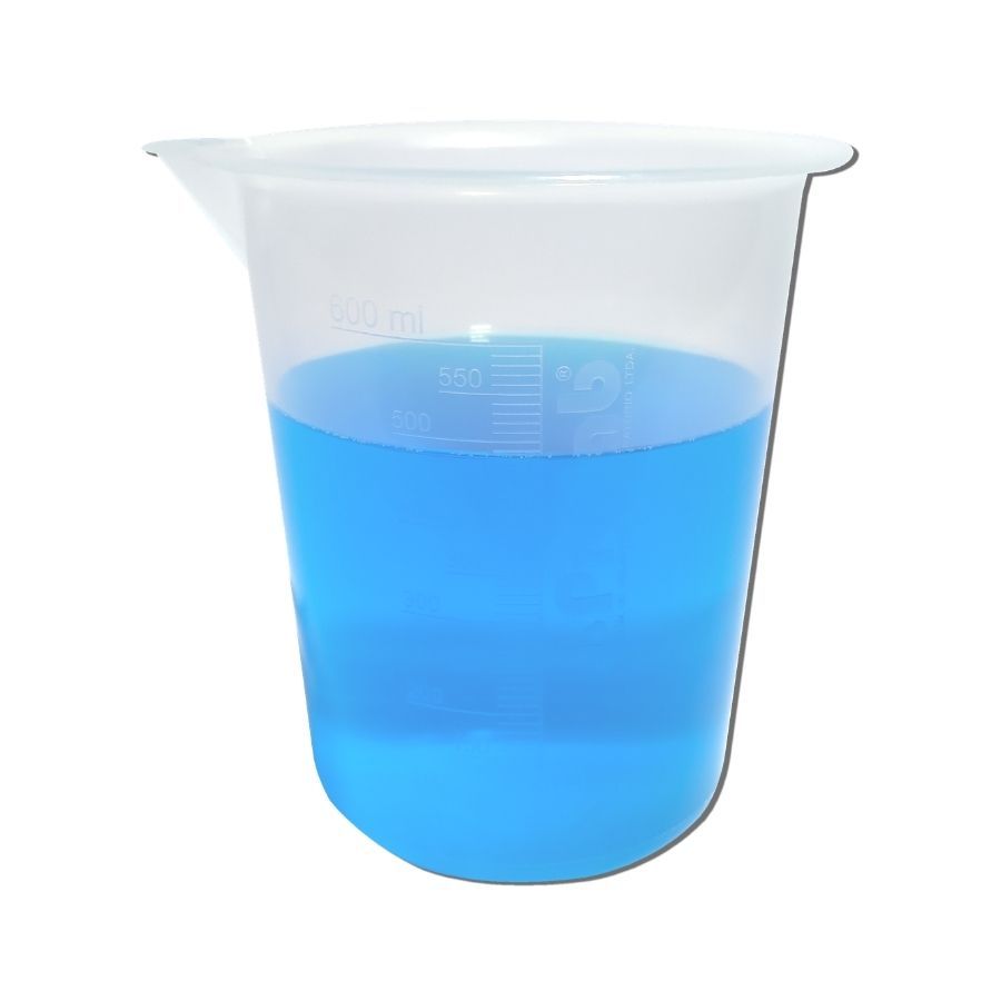 Copo Béquer Polipropileno Graduação Alto Relevo - 600ml | Shopee Brasil