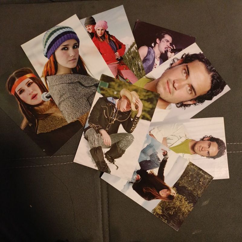 Fotos photocard RBD Rebelde álbum Panini oficial Anahí, Dulce María ...