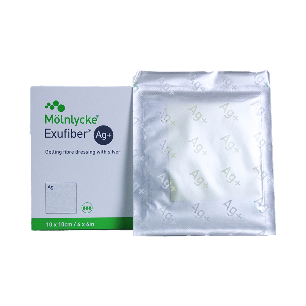 Curativo Exufiber Ag+ 10x10 Molnlycke 1 Unidade | Shopee Brasil