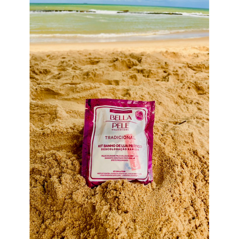 KIT BANHO DE LUA BELLA PELE COM 4 ITENS | Shopee Brasil
