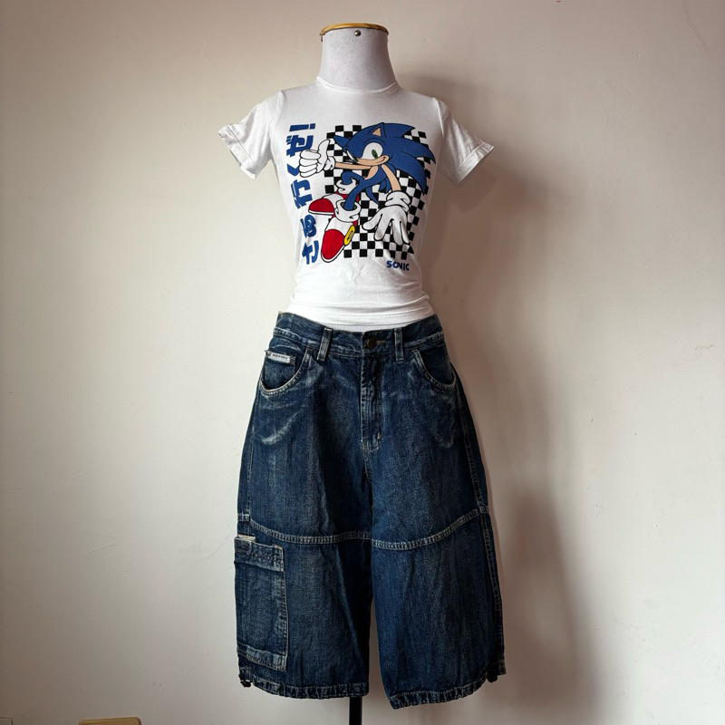 baby tee sonic e jorts | Shopee Brasil