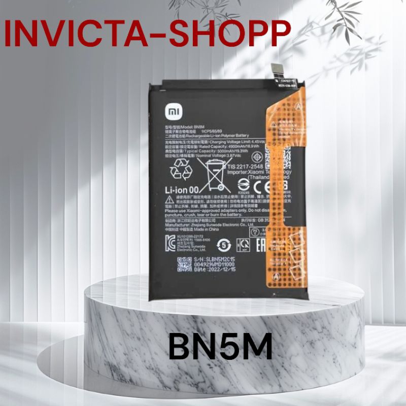 Bateria Xiaomi bn5m compatível Redmi Note 12 4G (BN5M) ORIGINAL -Envio ...