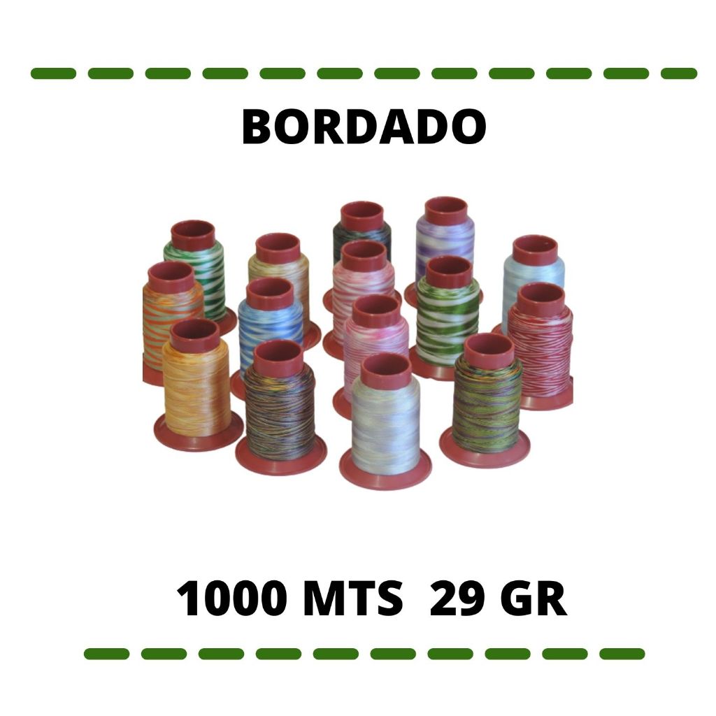 Linha Para Bordar Zenithl 120 Linhanyl Cone 1000 MTS Vrias Cores ...