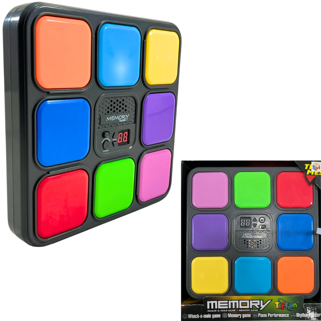 Jogo Da Memória Interativo Eletrônico tipo Genius GIGANTE Com Som E Luz ...