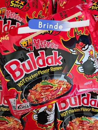 Macarrão Instântaneo Miojo Coreano Hot Chicken(Frango Apimentado) Ramen ...