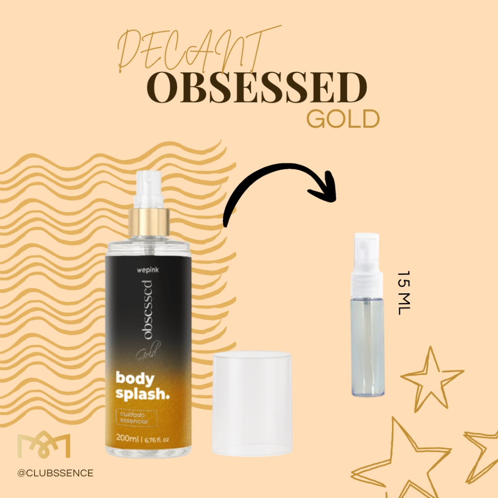 Perfume Body Splash Obsessed Gold We Pink 15 ml | Shopee Brasil