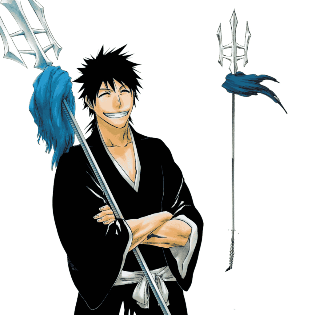 Zanpakutō Nejibana – Kaien Shiba | Tridente Cosplay Bleach em MDF ...
