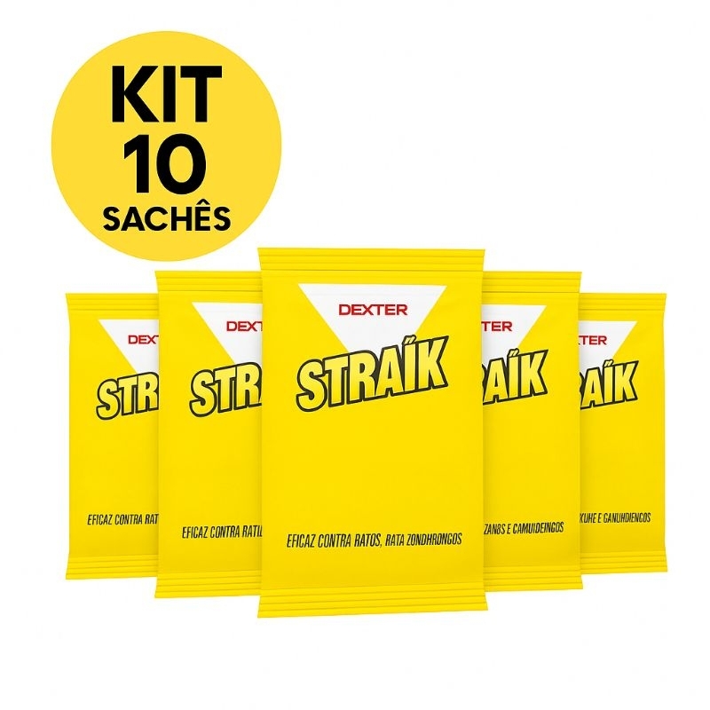 Para Controle de Rats STRAIK Kit com 10 – Elimina Pragas Com Rapidez ...
