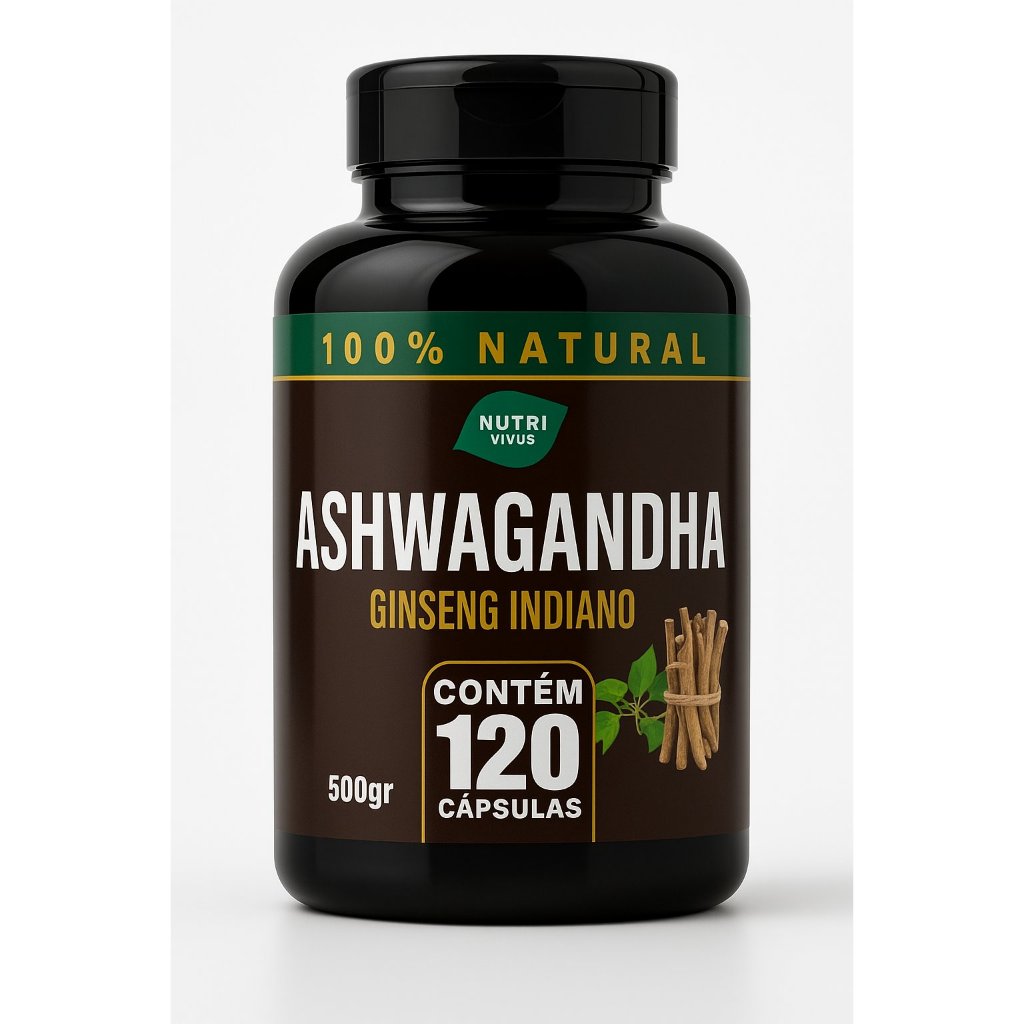 Nutri life - Ashwa - ginseng indiano 120 cápsulas | Shopee Brasil