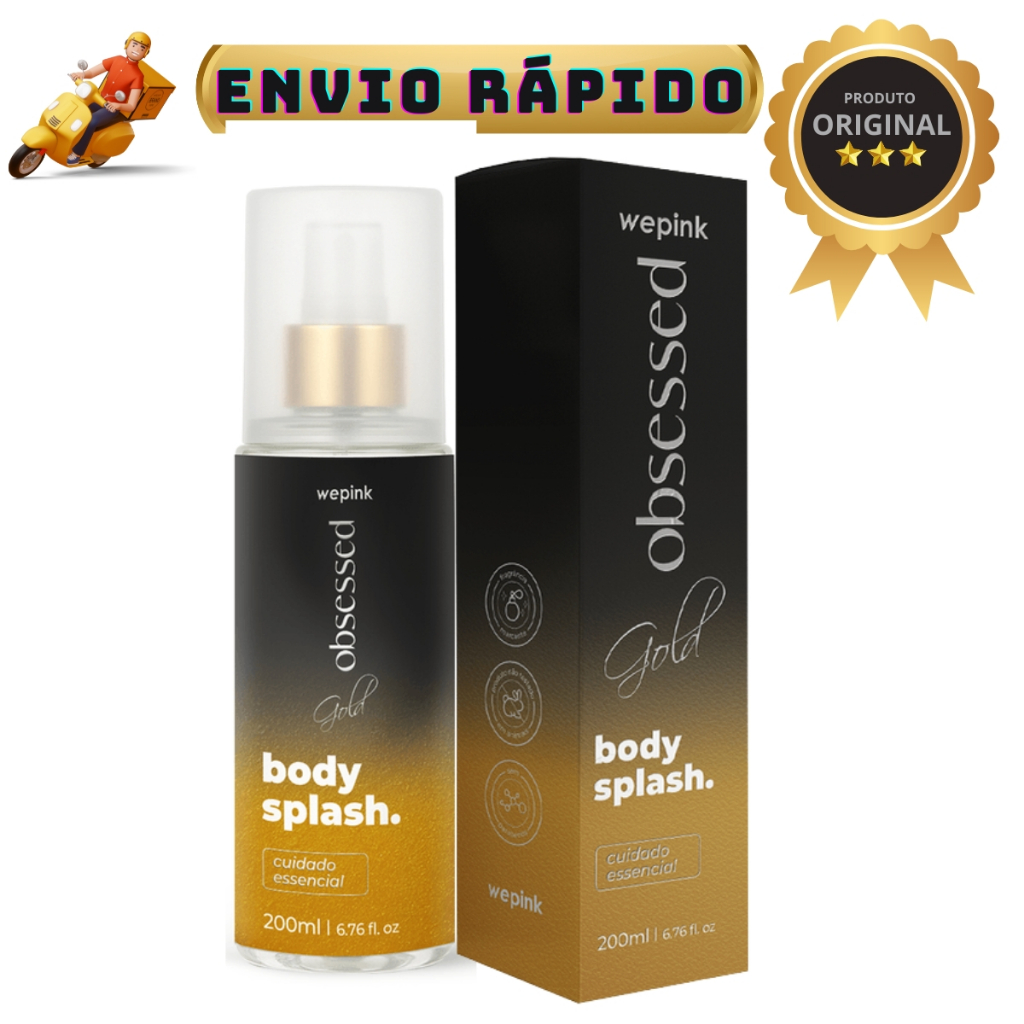 Perfume Body Splash Obsessed Gold Desodorante Colônia 200ml - Wepink ...