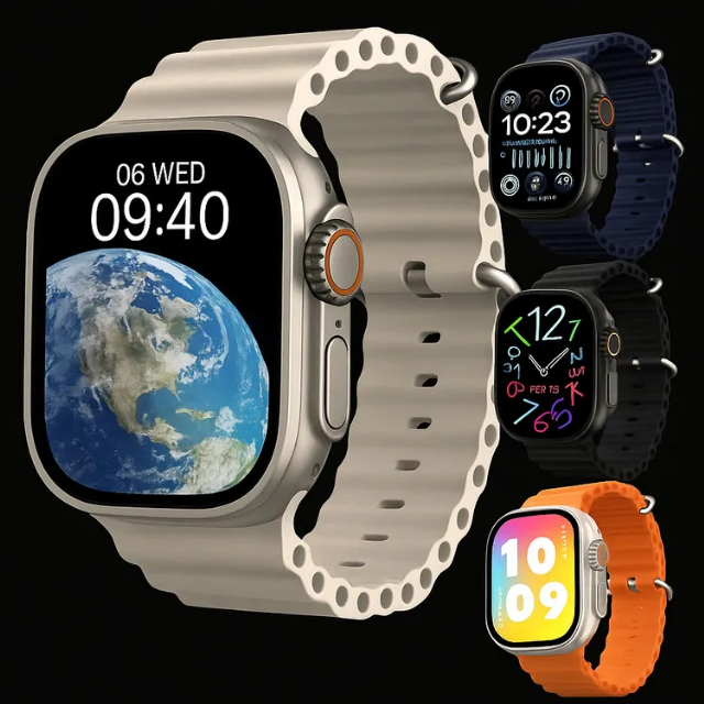 Smartwatch Bazik W84 Pro Max Tela 2.2” AMOLED IP67 GPS Bluetooth Chamadas NFC Bateria 450mAh ...
