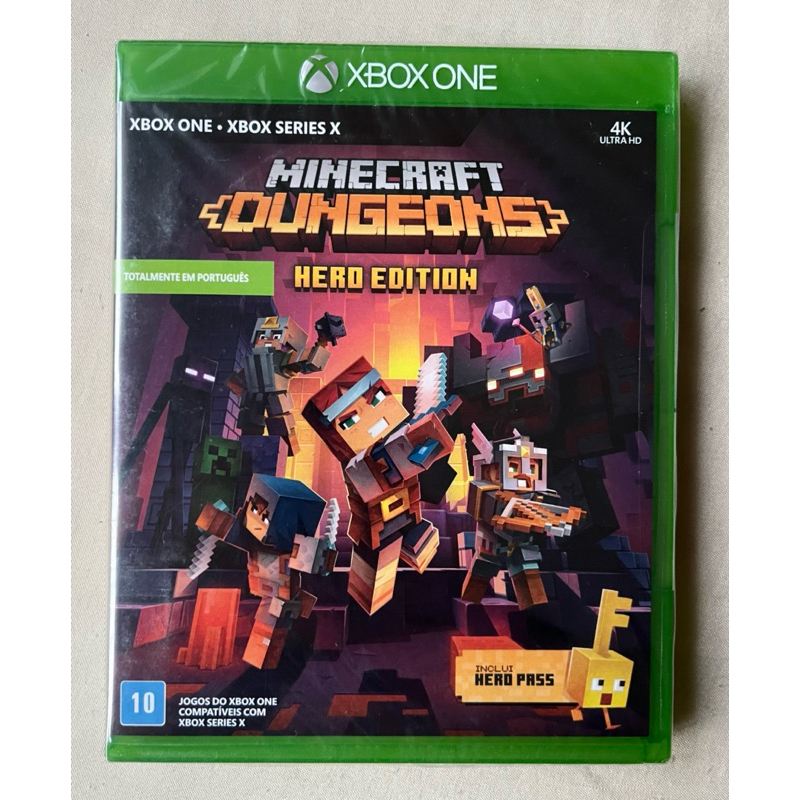 Minecraft Dungeons Hero Edition Xbox One Lacrado | Shopee Brasil