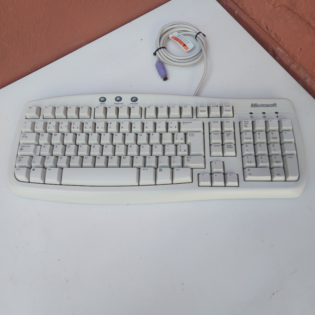 Teclado Microsoft Basic Keybord 1.0A "Conservado" | Shopee Brasil