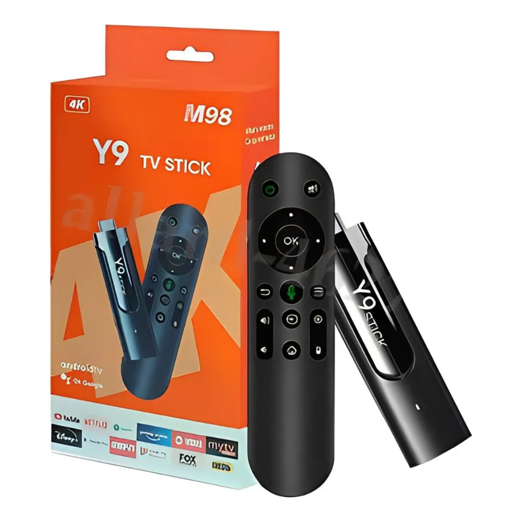 Tv Stick Transforma Em Smart Y9 M98 Android 11 4k Wi-fi Hdmi Cor Preto ...