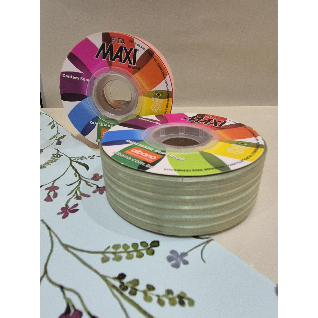 Fita Maxi Line 32mmx50m Verde Chá | Shopee Brasil
