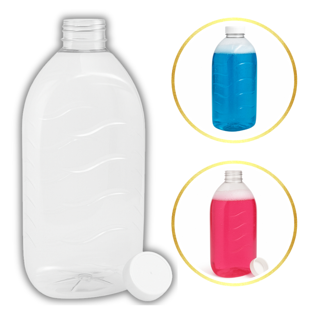 Garrafa PET 2L Plástica | BOCA 43mm | Ideal para Produtos de Limpeza ...