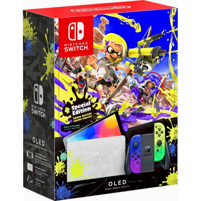Nintendo Switch OLED - Special Edition [Edição Especial] - Splatoon 3 ...