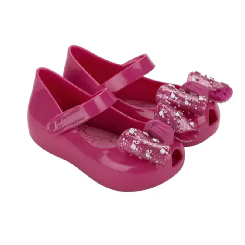 Sapatilha infantil feminina barbie jelly - Grendene Kids rosa escuro ...