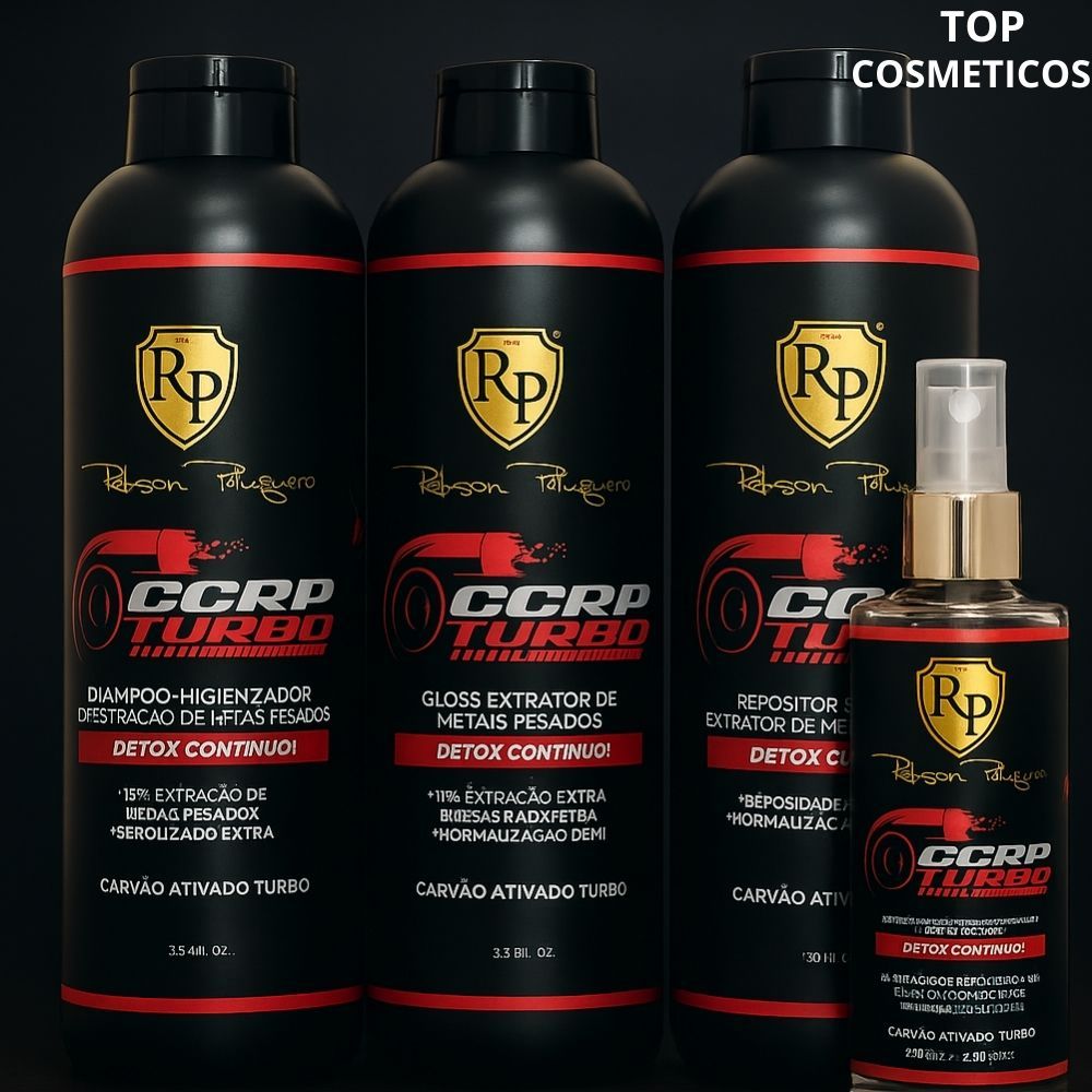 KIT CCRP TURBINADO 300ML ROBSON PELUQUERO RP | Shopee Brasil