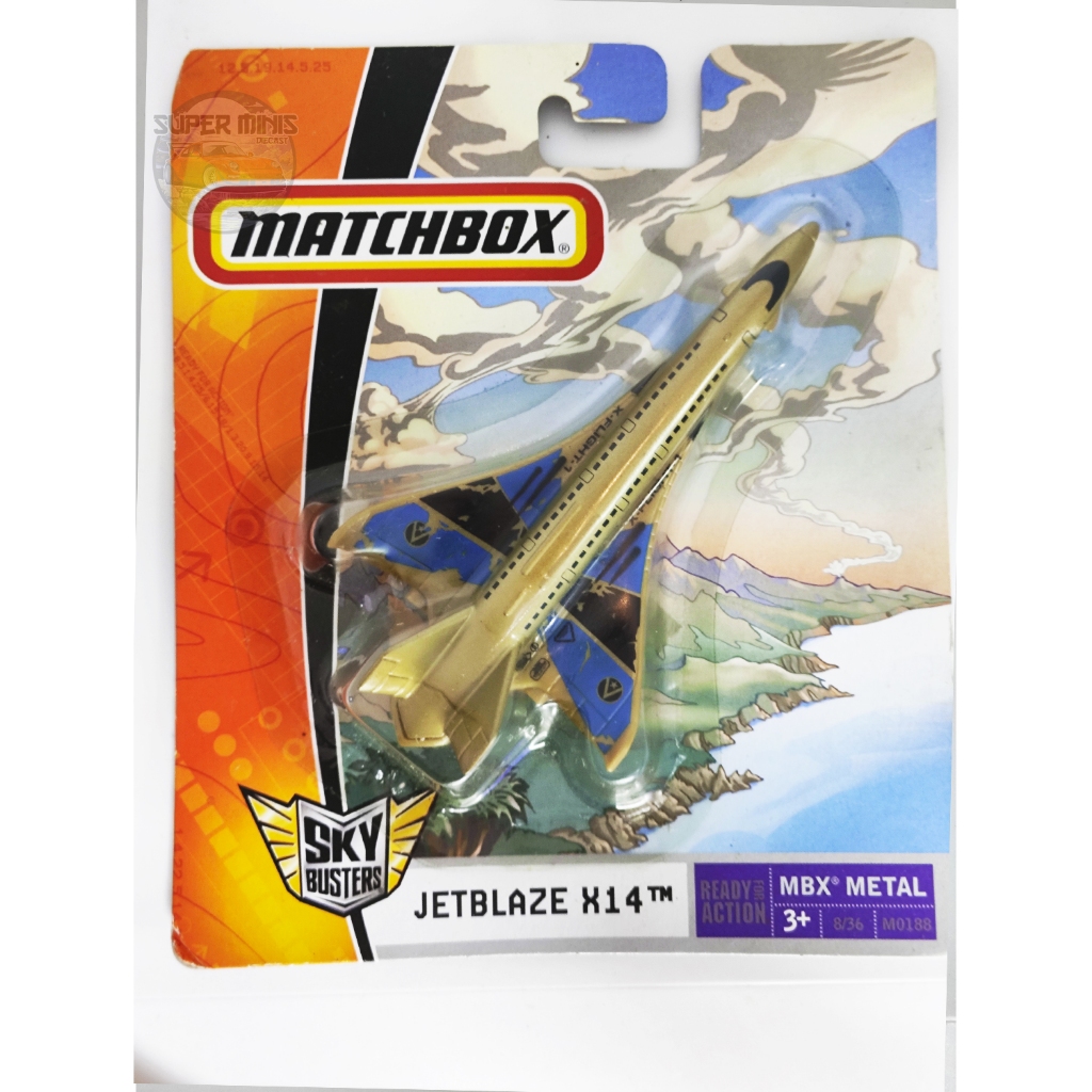 Matchbox SkyBusters Jetblaze X14 | Shopee Brasil