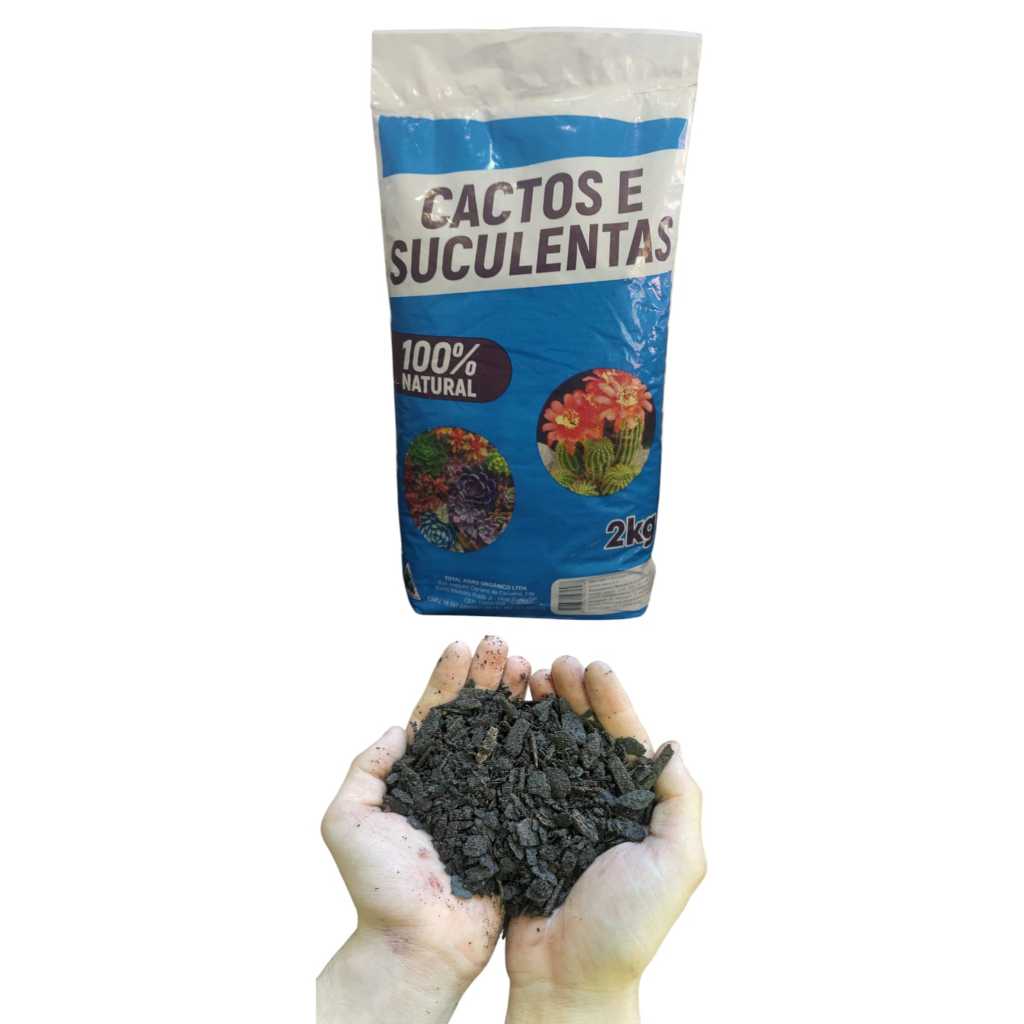 Substrato Cactos Suculentos 2kg Total Agro | Shopee Brasil