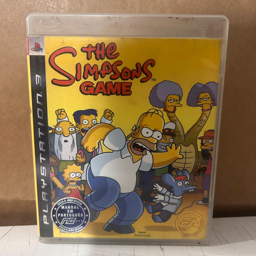 The Simpsons Game Mídia Física Seminovo PS3 | Shopee Brasil