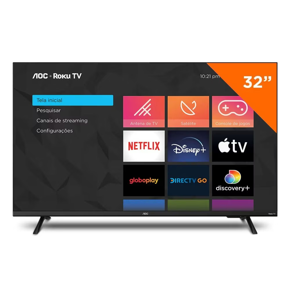 Smart TV AOC 32 polegadas HD LED, HDMI, USB, 32S5135/78G | Shopee Brasil