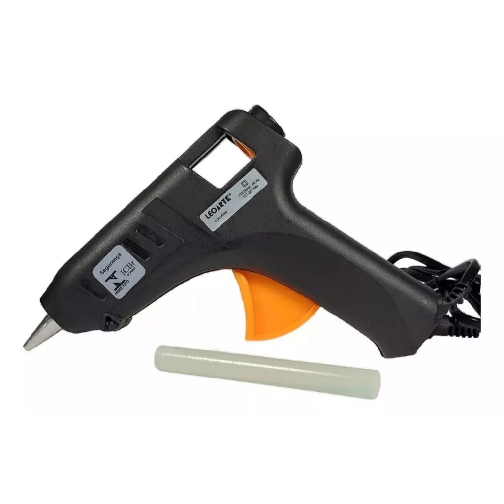 Pistola p/Cola Quente 40W Grande Preta Bivolt | Shopee Brasil