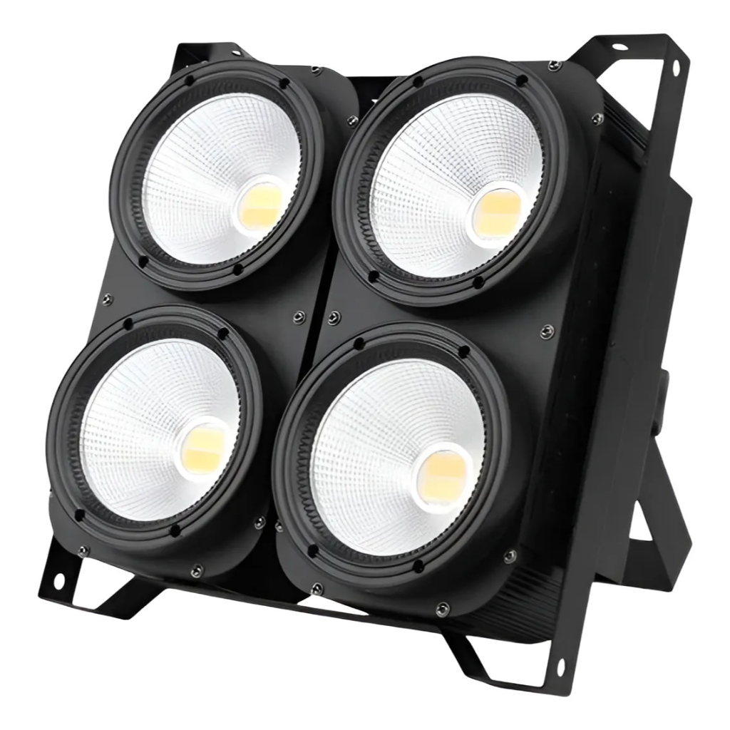 Mini Brut Led 400w 4x100w Branco Quente E Branco Frio Dmx | Shopee Brasil