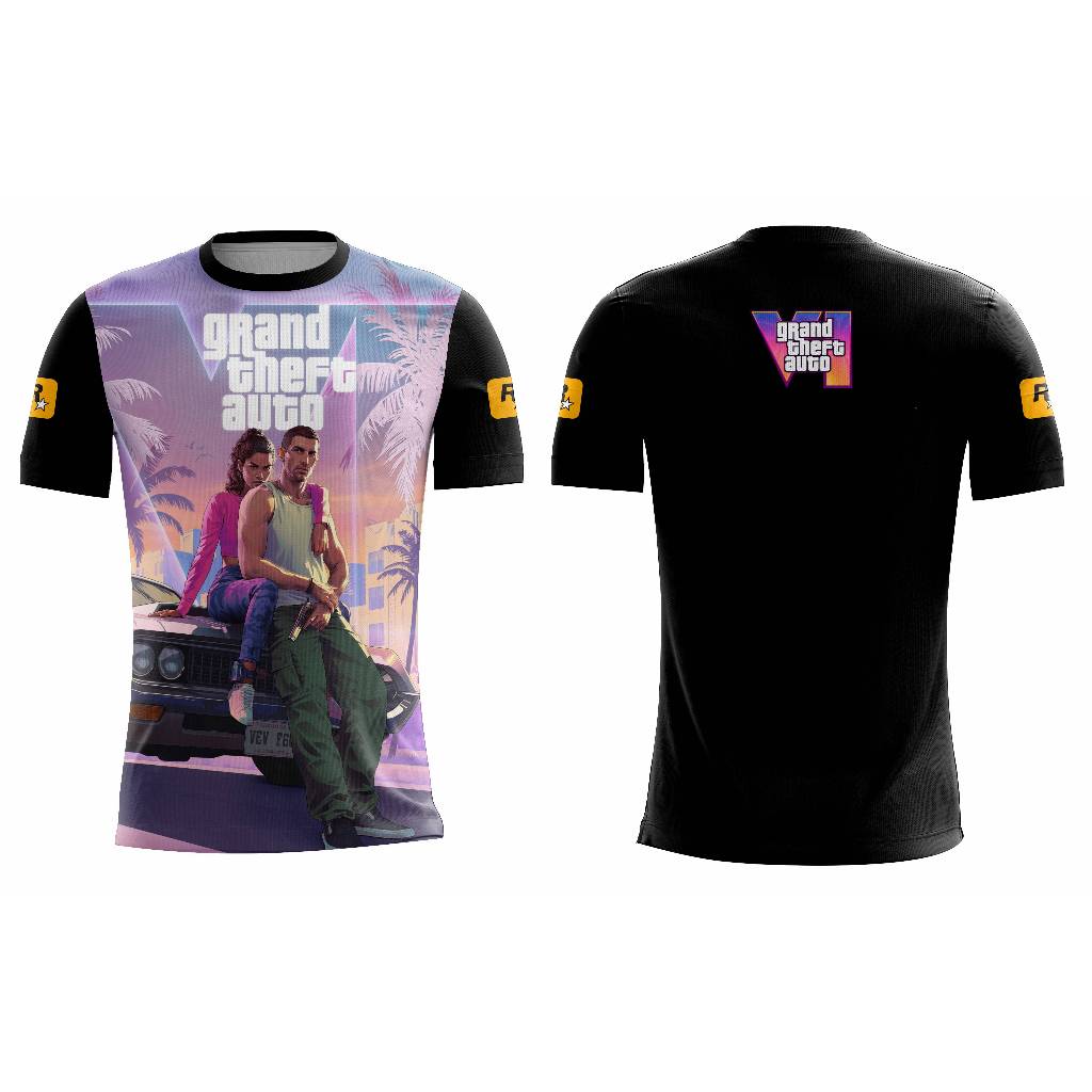 Camiseta GTA VI Geek Gamer | Shopee Brasil