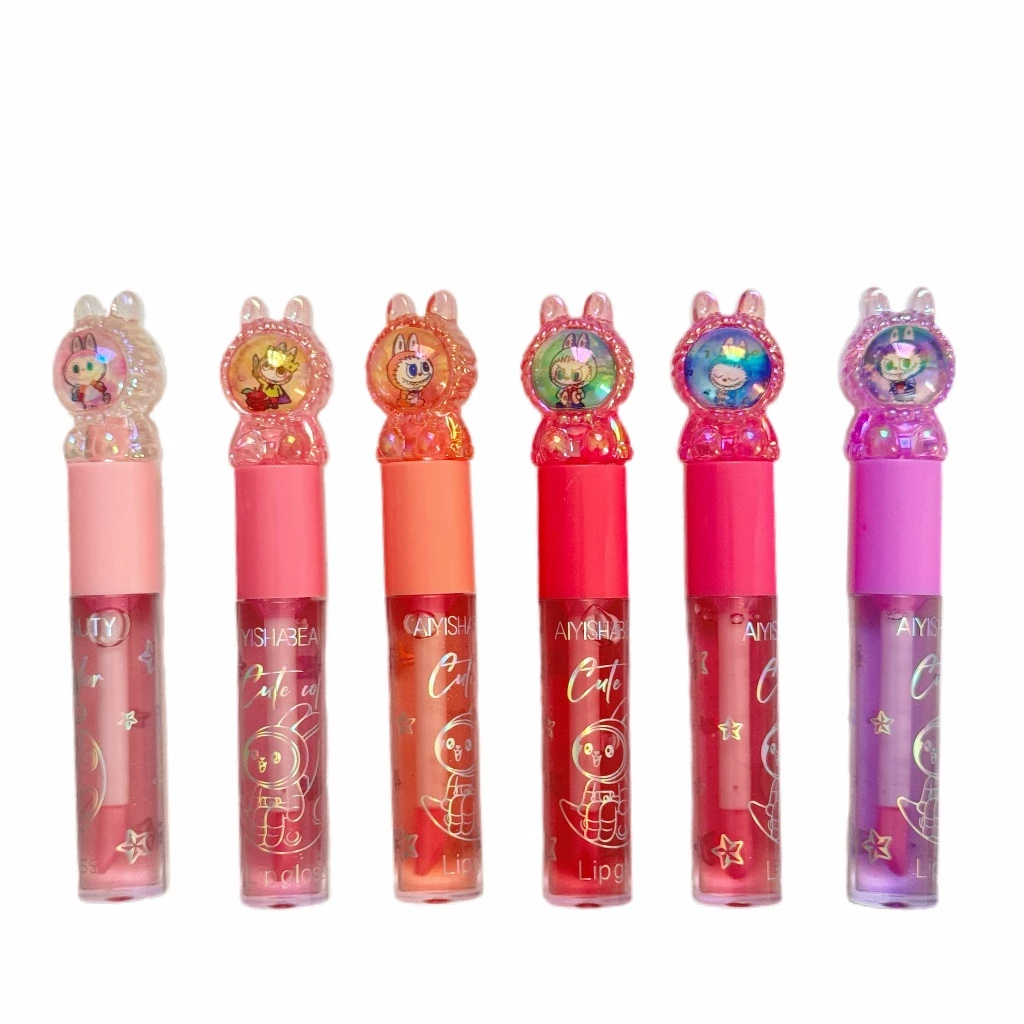 Labubu Lip Gloss coloridos e Divertidos-( sortidos) | Shopee Brasil