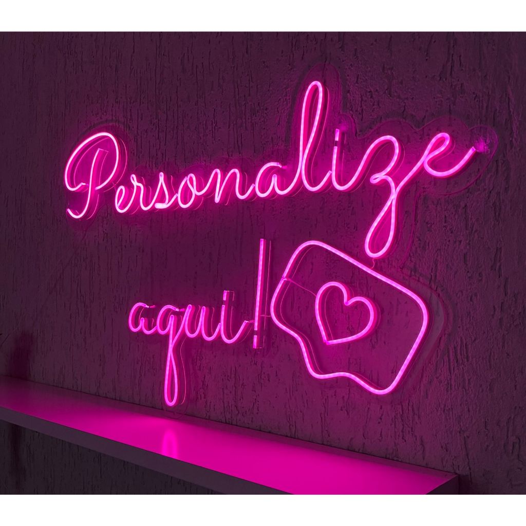 Neon Led Personalizado Logotipo Frases | Shopee Brasil