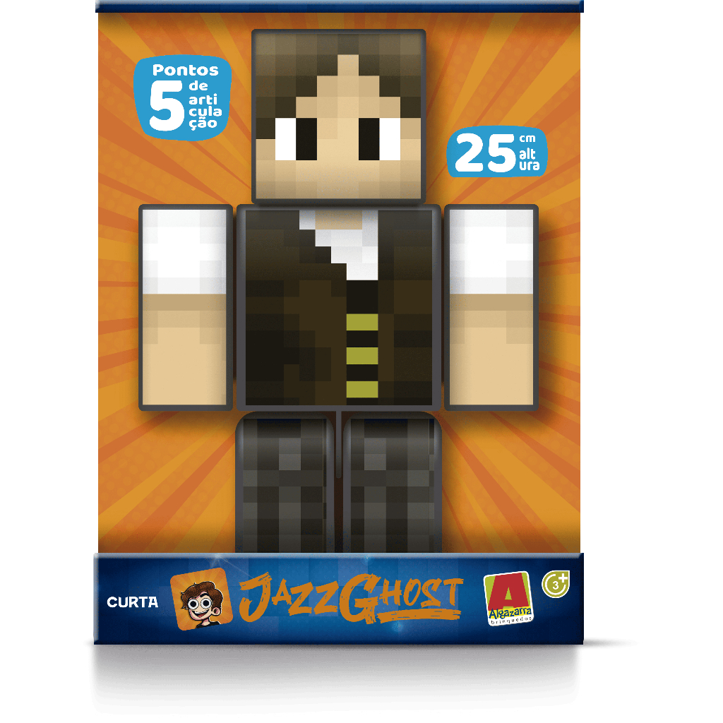 Boneco Articulado JazzGhost 25cm + Album CRAFT LEGENDS | Shopee Brasil