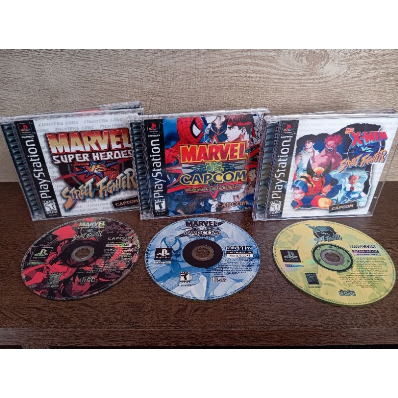 Trilogia Marvel vs Capcom - PS1 | Shopee Brasil