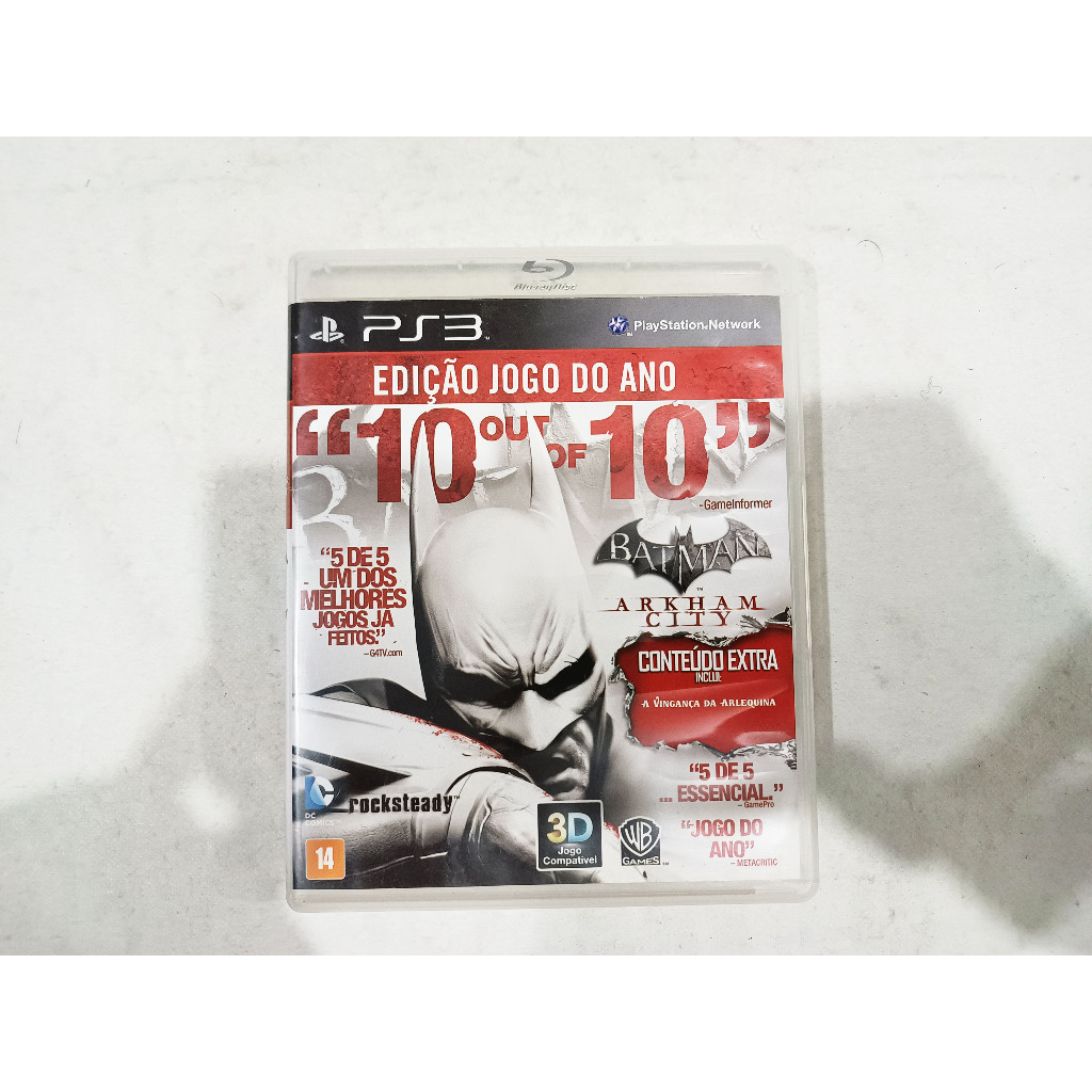 Batman Arkham City Game Of The Year Leg Pt Playstation 3 Ps3 | Shopee ...