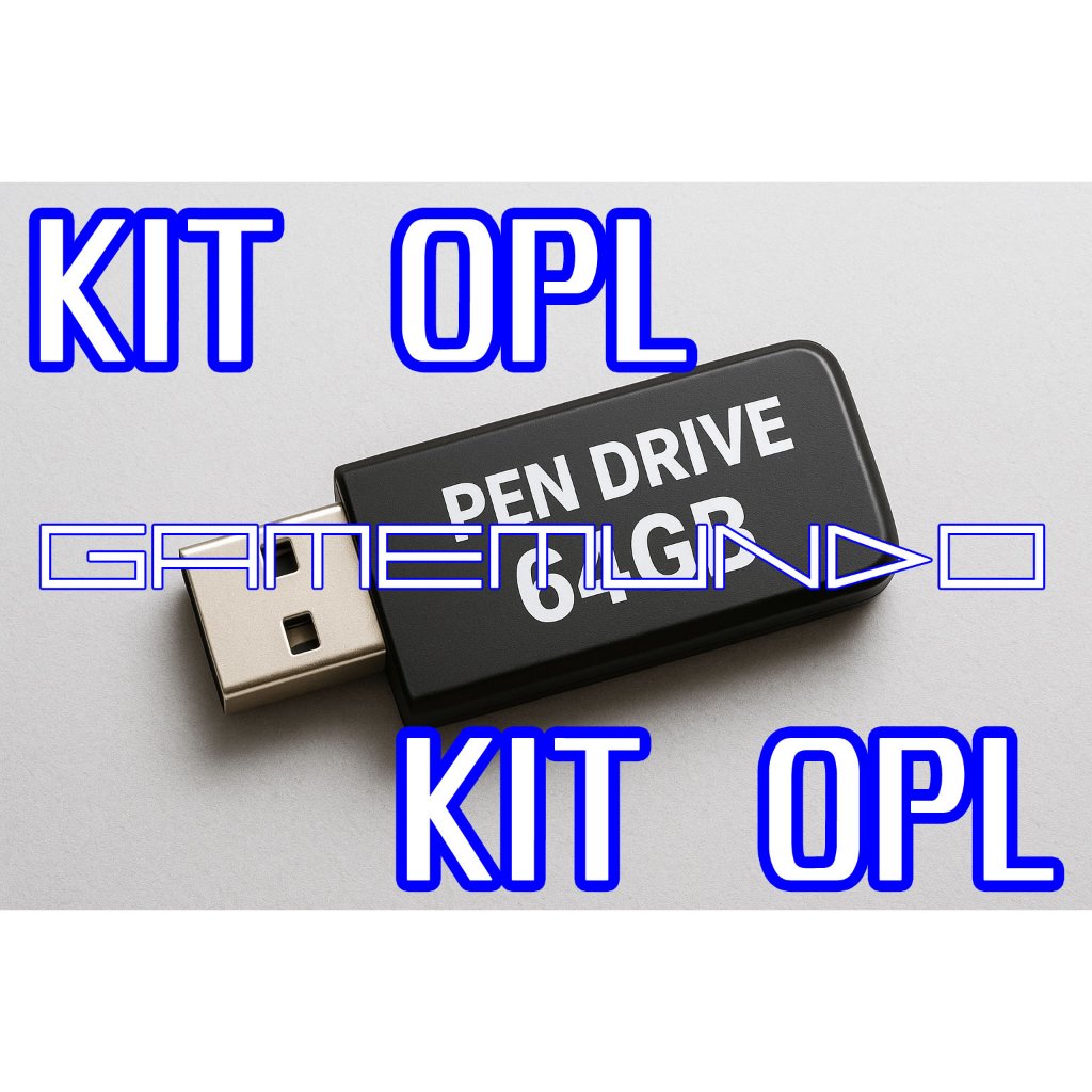 PEN DRIVE JOGOS OPL 64GB FUNCIONA EM QUALQUER PLAYSTATION2 | Shopee Brasil