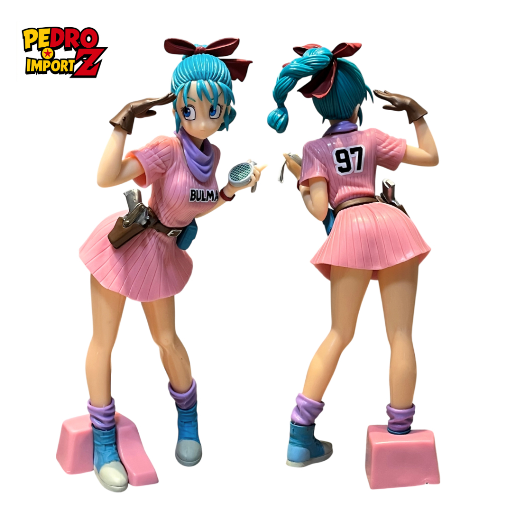 Action Figure Bulma 25cm Dragon Ball Z DBZ Anime Goku Vegeta Brinquedo ...