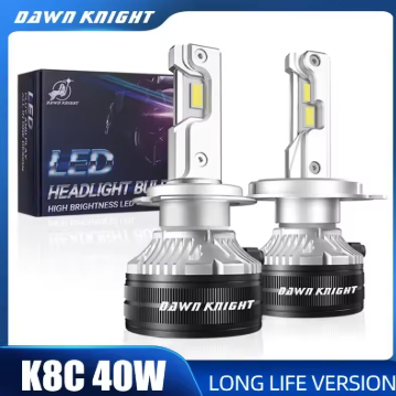par ultra LED H7 K8C 40W 5000K Dawn knight Farol Carro Luz Branca ...