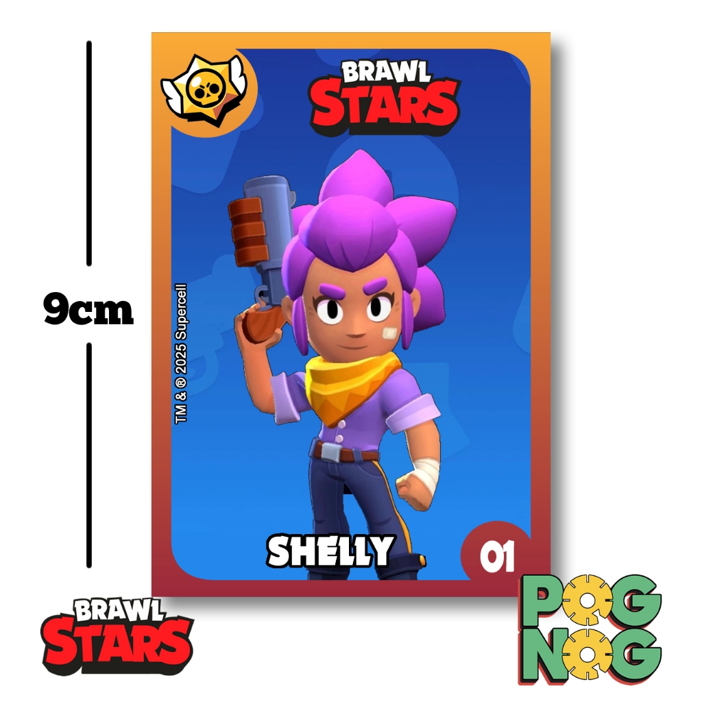 Coleção Cards Brawl Stars completo 50 cards | Shopee Brasil