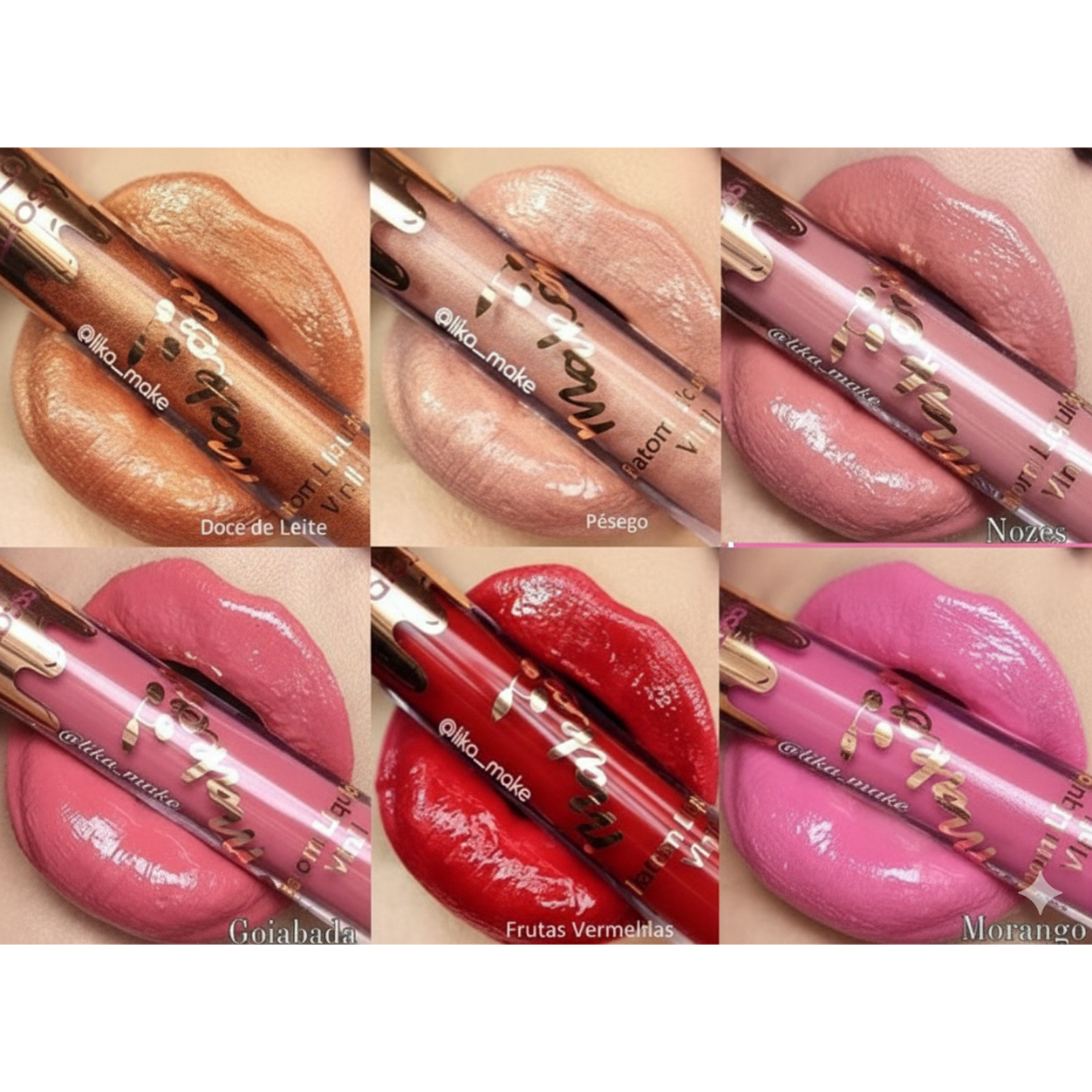 BATOM LIQUIDO VINIL CANDY GLOSS | Shopee Brasil