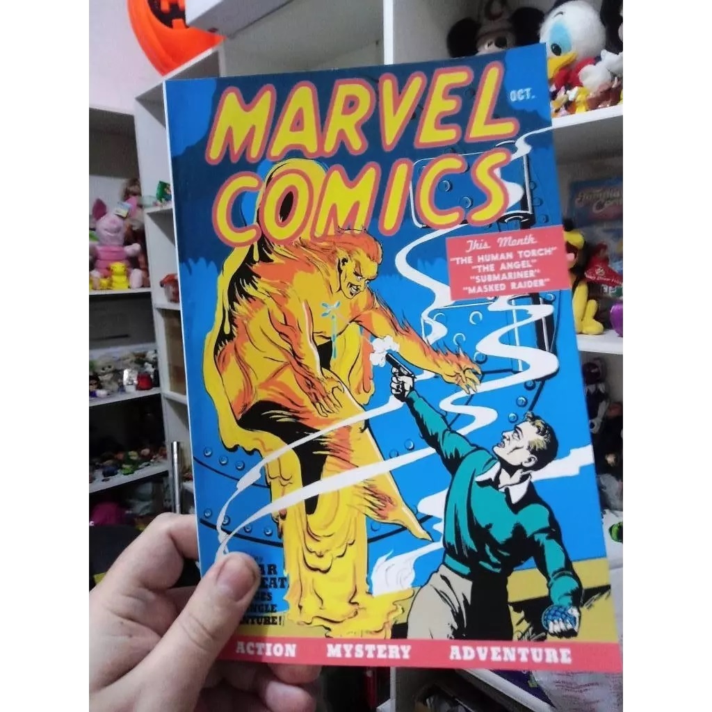 Gibi Hq Marvel Comics Nº 1 - 1939 - Fac-simile PT-BR Português | Shopee ...