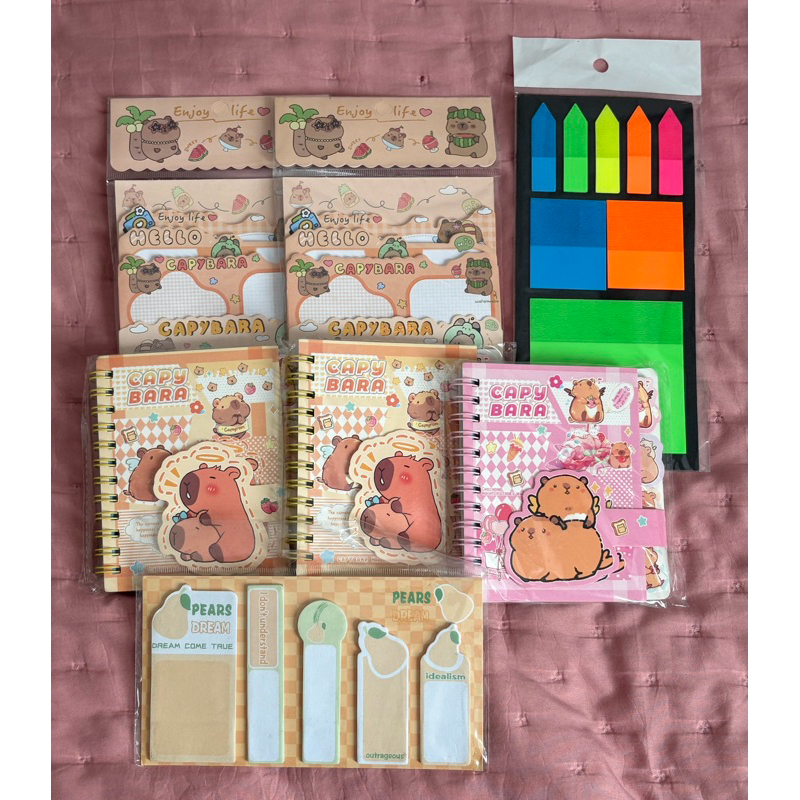 Post It Anotação Caderno Capivara Papelaria Material Escolar | Shopee ...