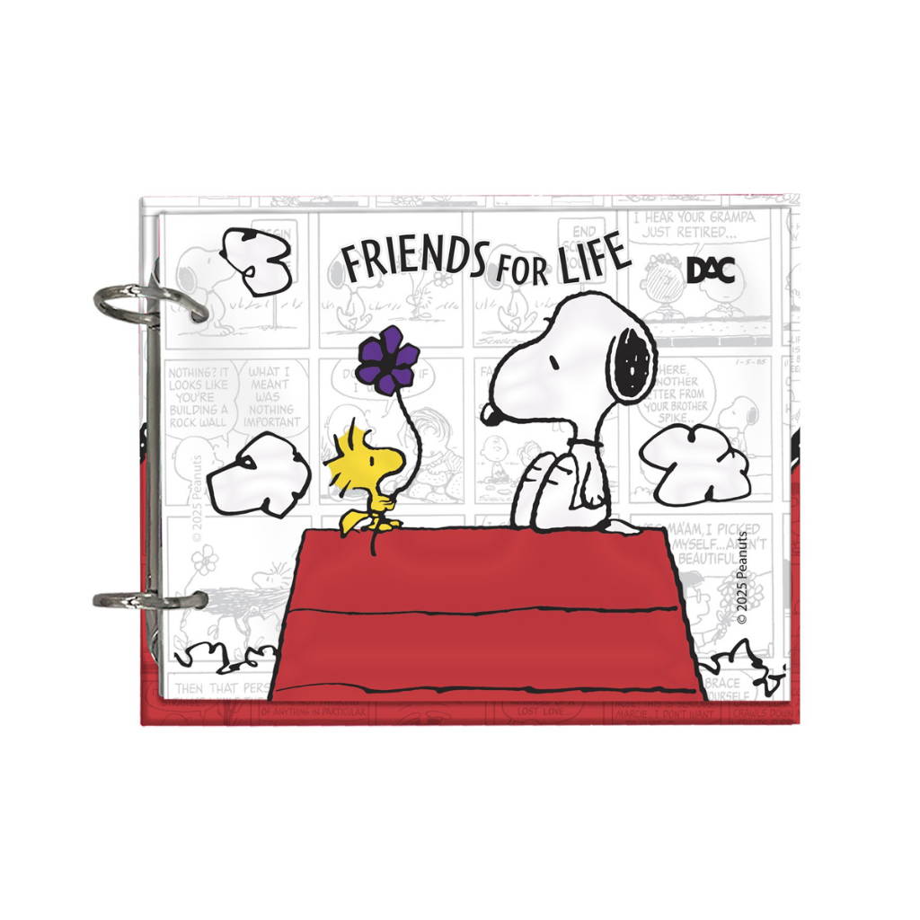 Mini Fichário Snoopy Horizontal 80 Folhas 19,5cm x 15,0cm - Dac ...